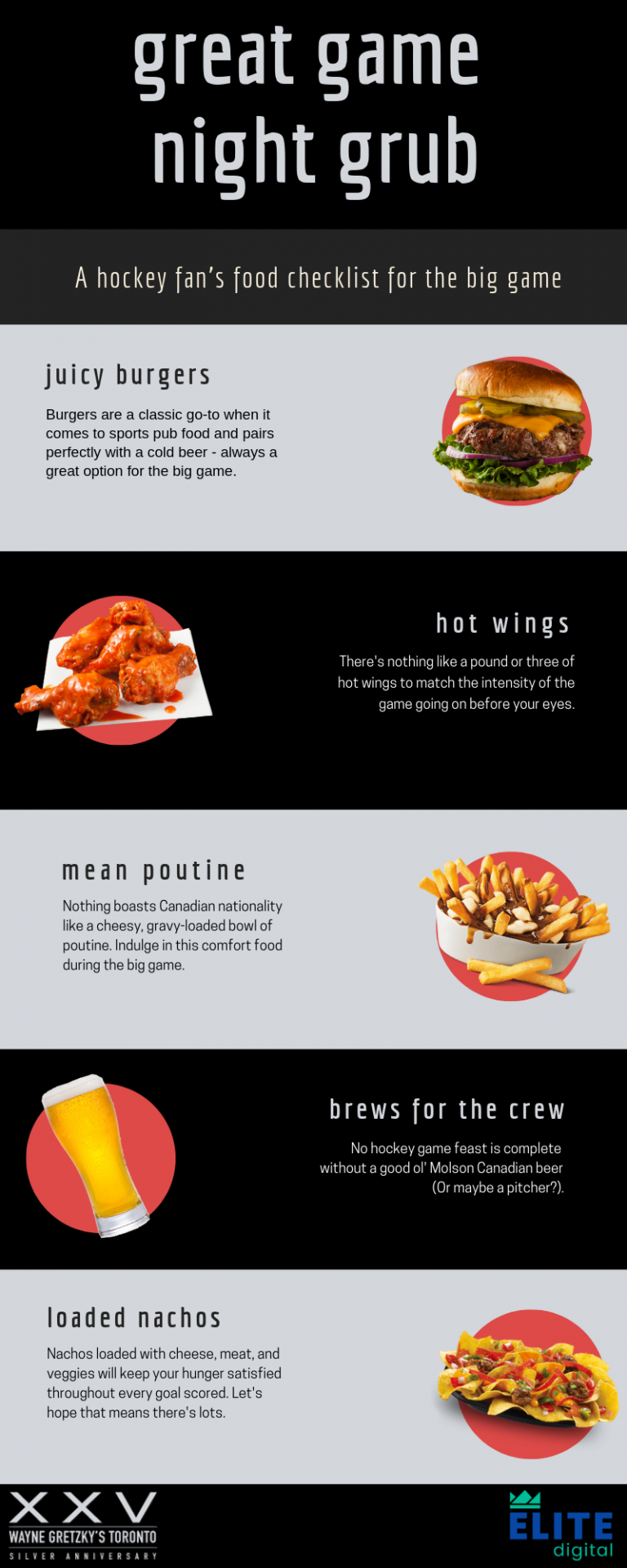 A Hockey Fan’s Food Checklist for the Big Game